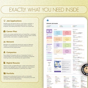 Job Tracker Notion Template for Job Seeker and Freelancer Workers ...