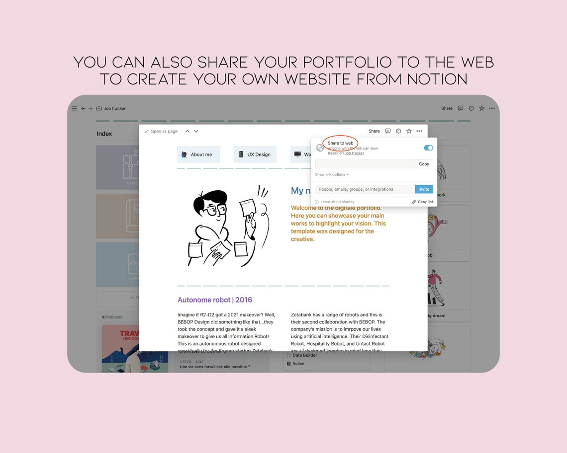 Job Tracker Notion Template for Job Seeker and Freelancer - Etsy
