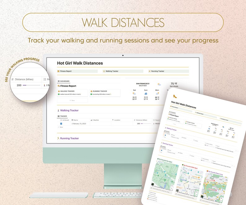 Weight Loss Tracker Notion Template, Weight Tracker, Personal Journal ...