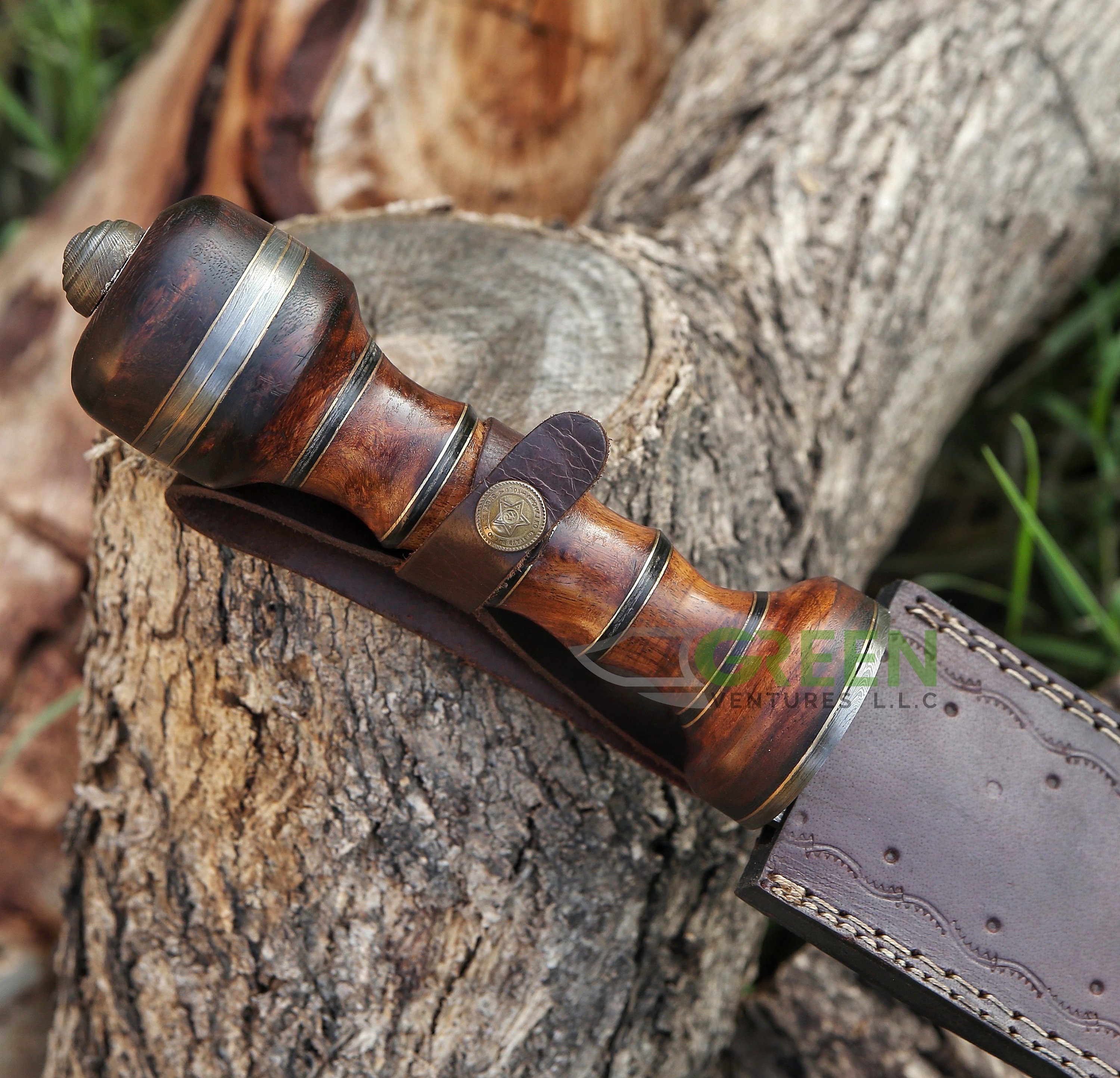 Roman Gladius Sword, Handmade Damascus Steel Sword With Rosewood Handle ...
