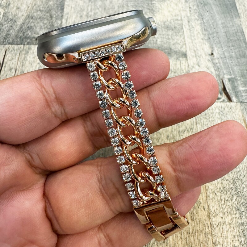 Silver Apple Watch Chain - Etsy