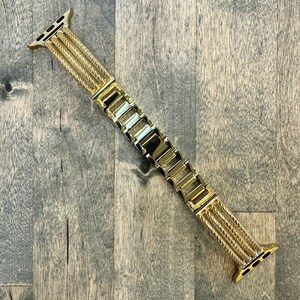 Starlight Color Mesh Apple Watch Slim Band Alloy Metal Bracelet Womens ...