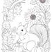 Fall Coloring Pages: Sunflower, Pumpkins, Owl (PDF Pattern) - Etsy