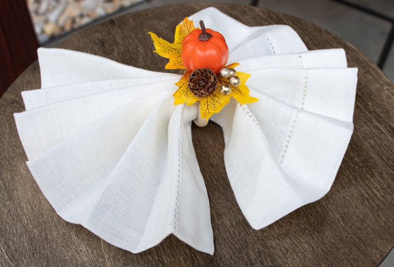 Set of 4 Hand Made Rustic Napkin Rings for Fall Table Decor - Etsy