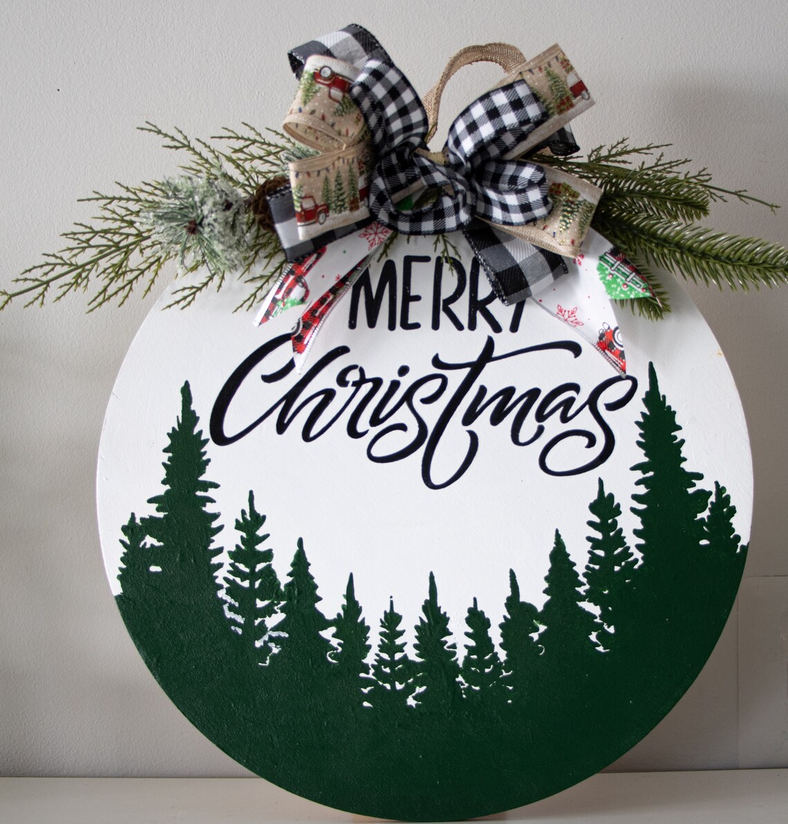 Christmas Themed Handmade Wooden Sign for Christmas Decor, Chrsitmas ...