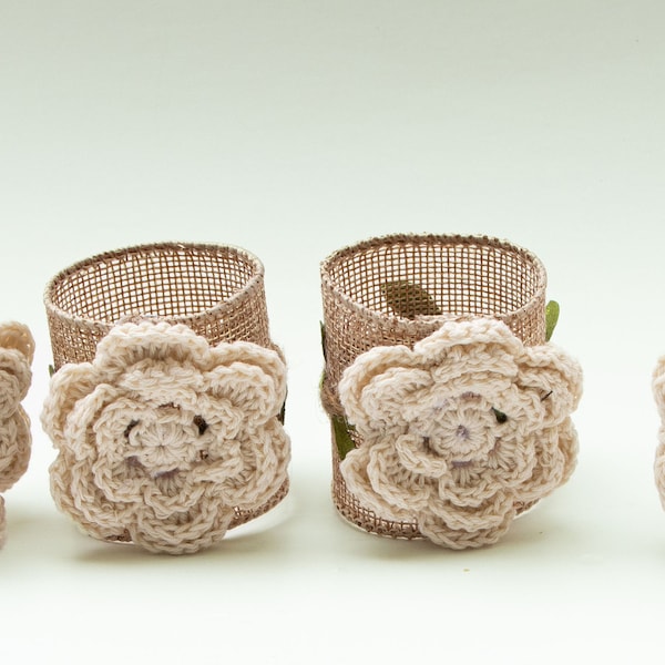 Burlap Napkin Rings - Etsy