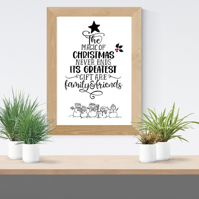 Christmas Decor Downloadable Digital Wall Art - Etsy