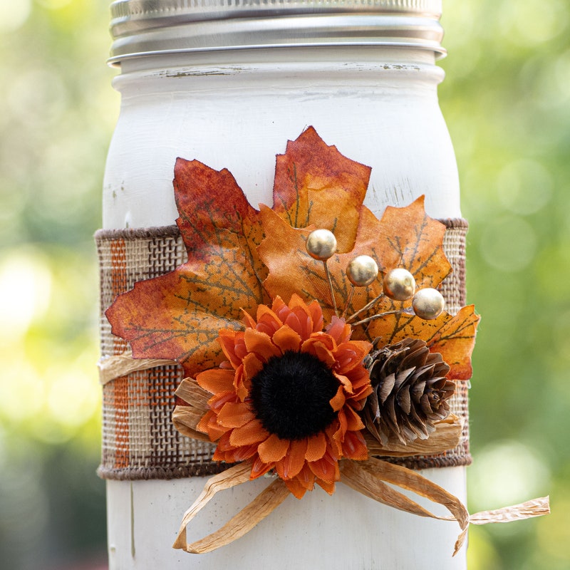 Fall Mason Jars - Etsy