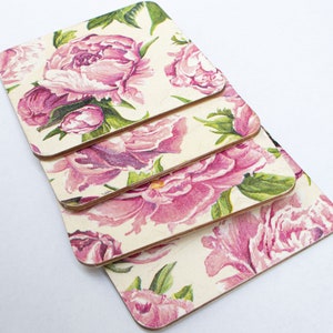 Set of Four Beautiful and Unique Coasters, Each One Handmade With a ...