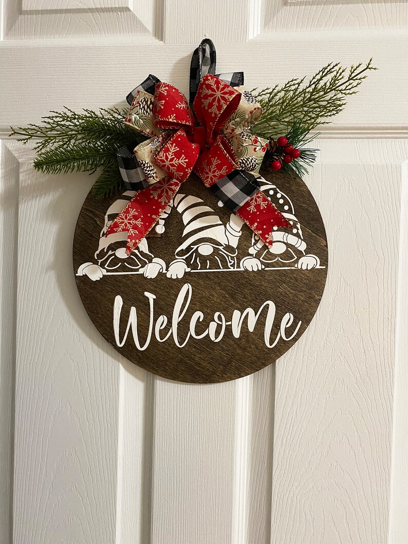 Christmas Themed Handmade Wooden Sign for Christmas Decor, Chrsitmas ...