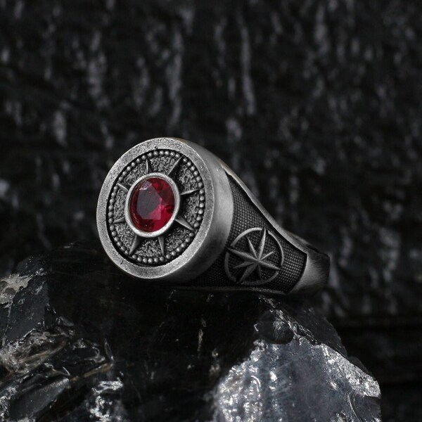 Red Ruby Ring - Etsy