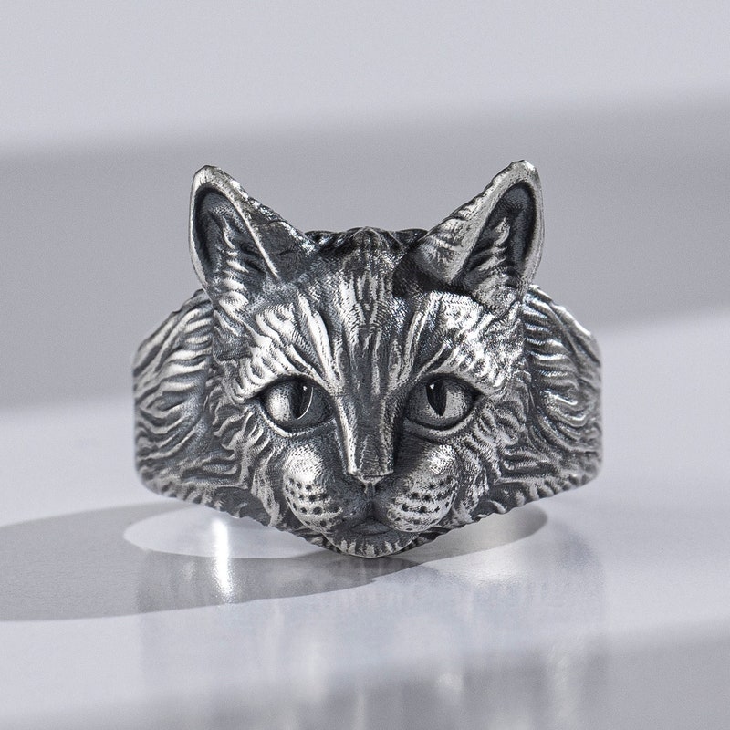 Cat Ring - Etsy