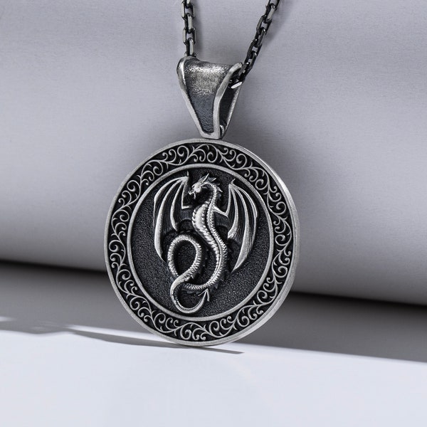 Dragon Necklace - Etsy