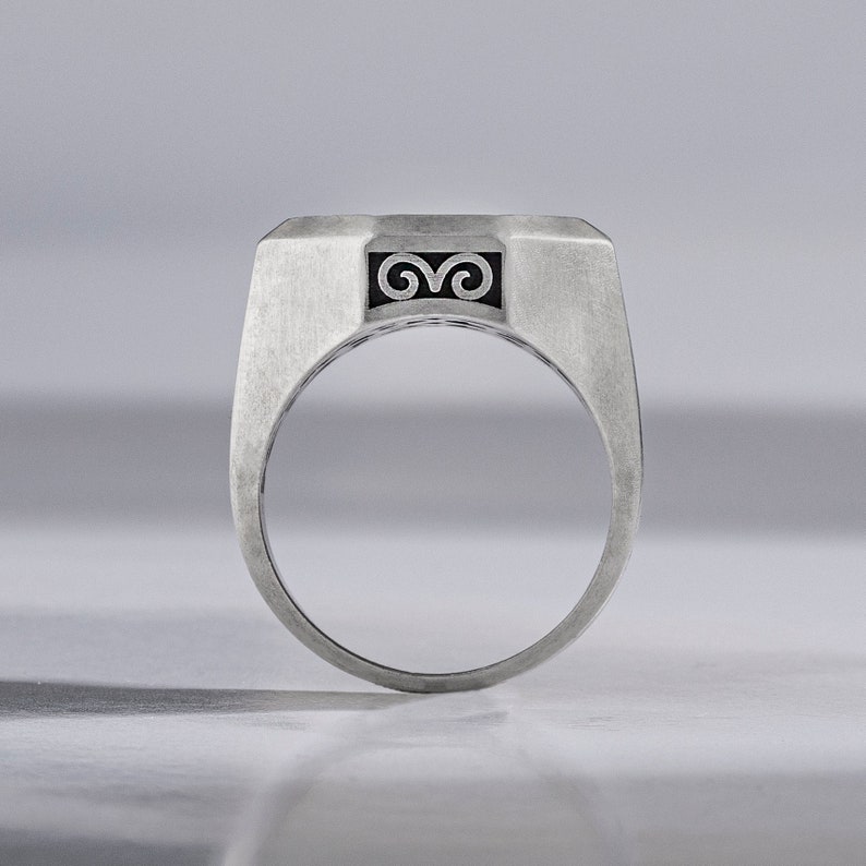 Handmade Snake Skull Unique Signet Ring Sterling Silver - Etsy