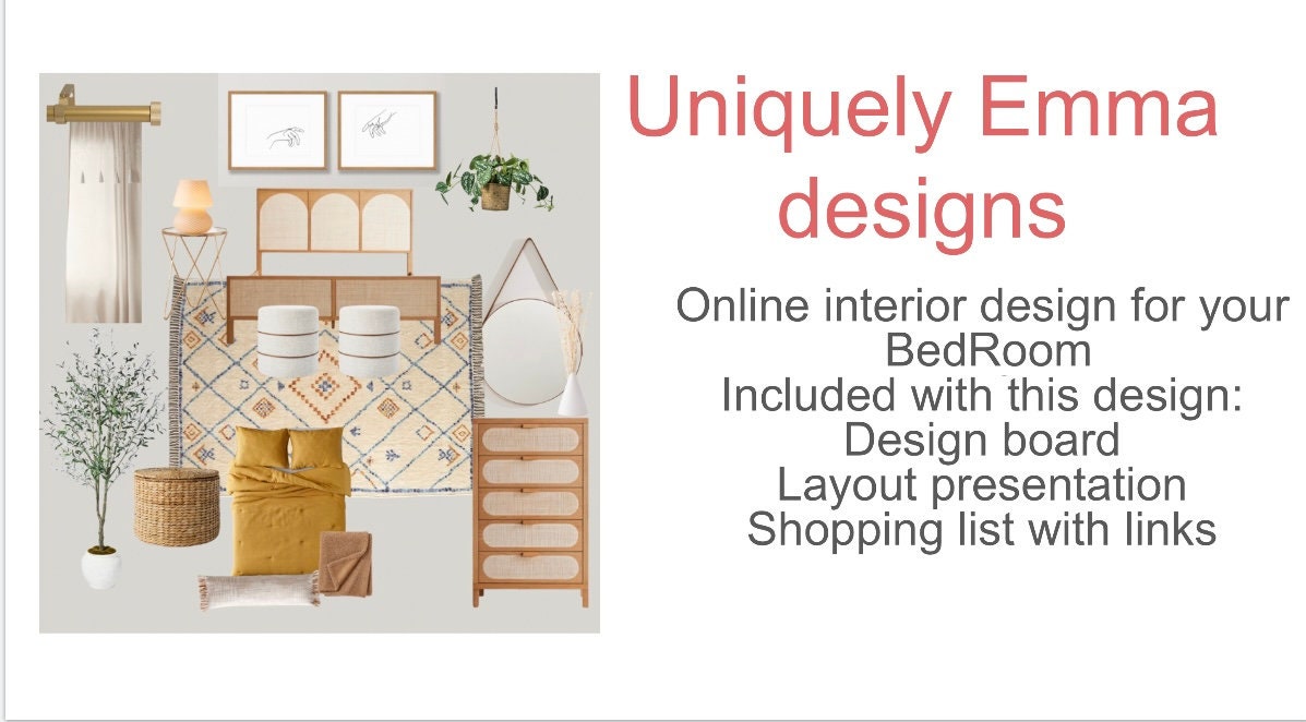 Design Board E-design Living Room - Etsy