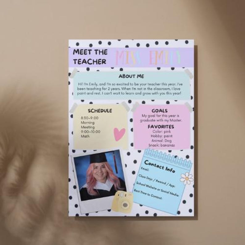 Editable Bilingual Meet the Teacher Template: Spanish & English Canva ...