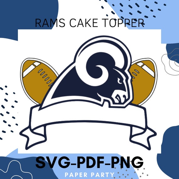 Cake Topper Rams Digital SVG PDF PNG - Etsy