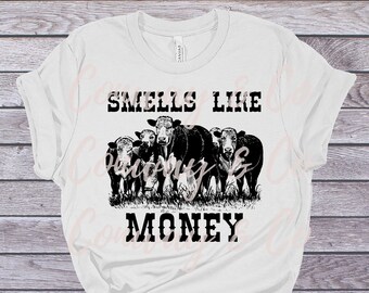 Smells Like Money, Horse PNG Digital Download File , Sublimation ...