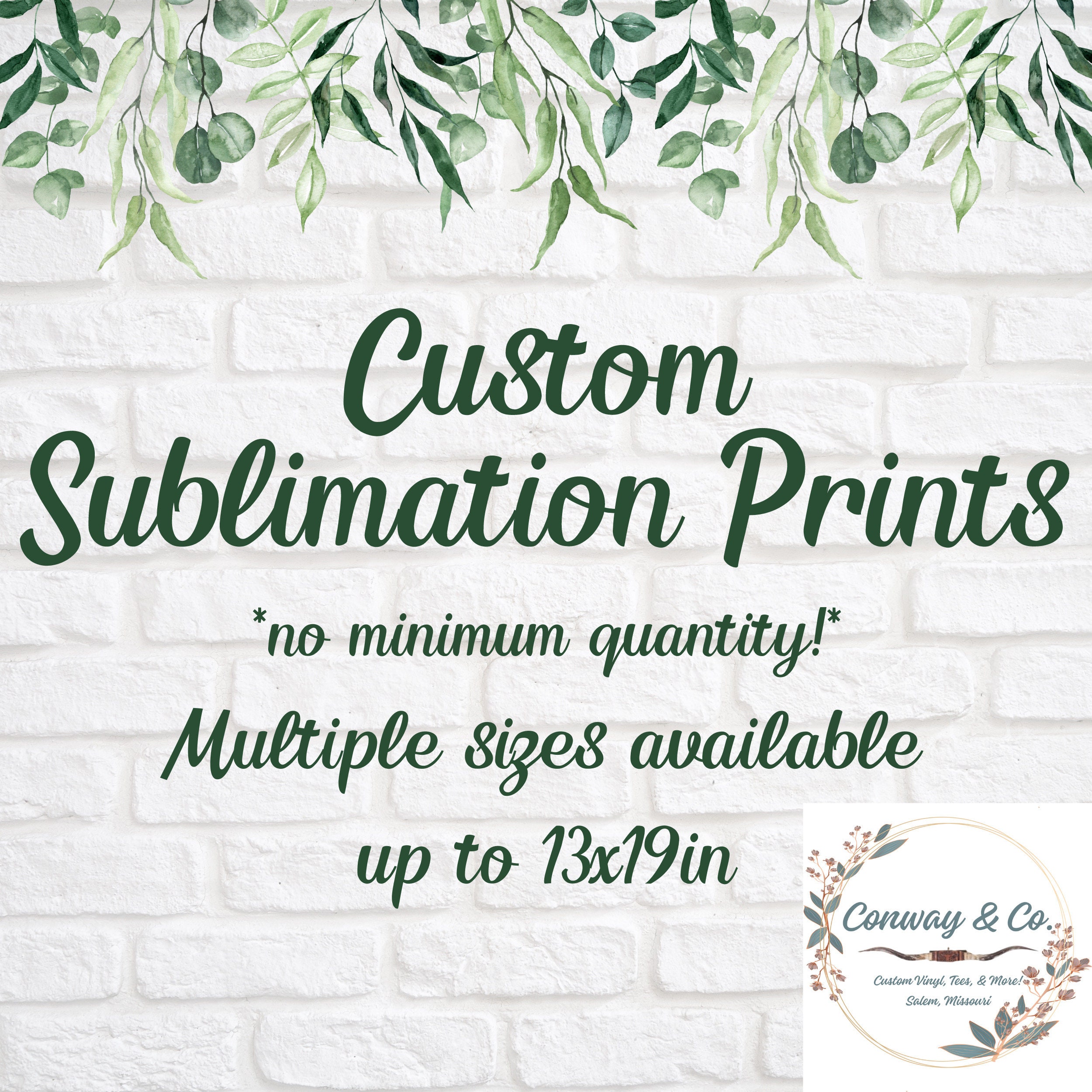 Custom SUBLIMATION Prints - Etsy