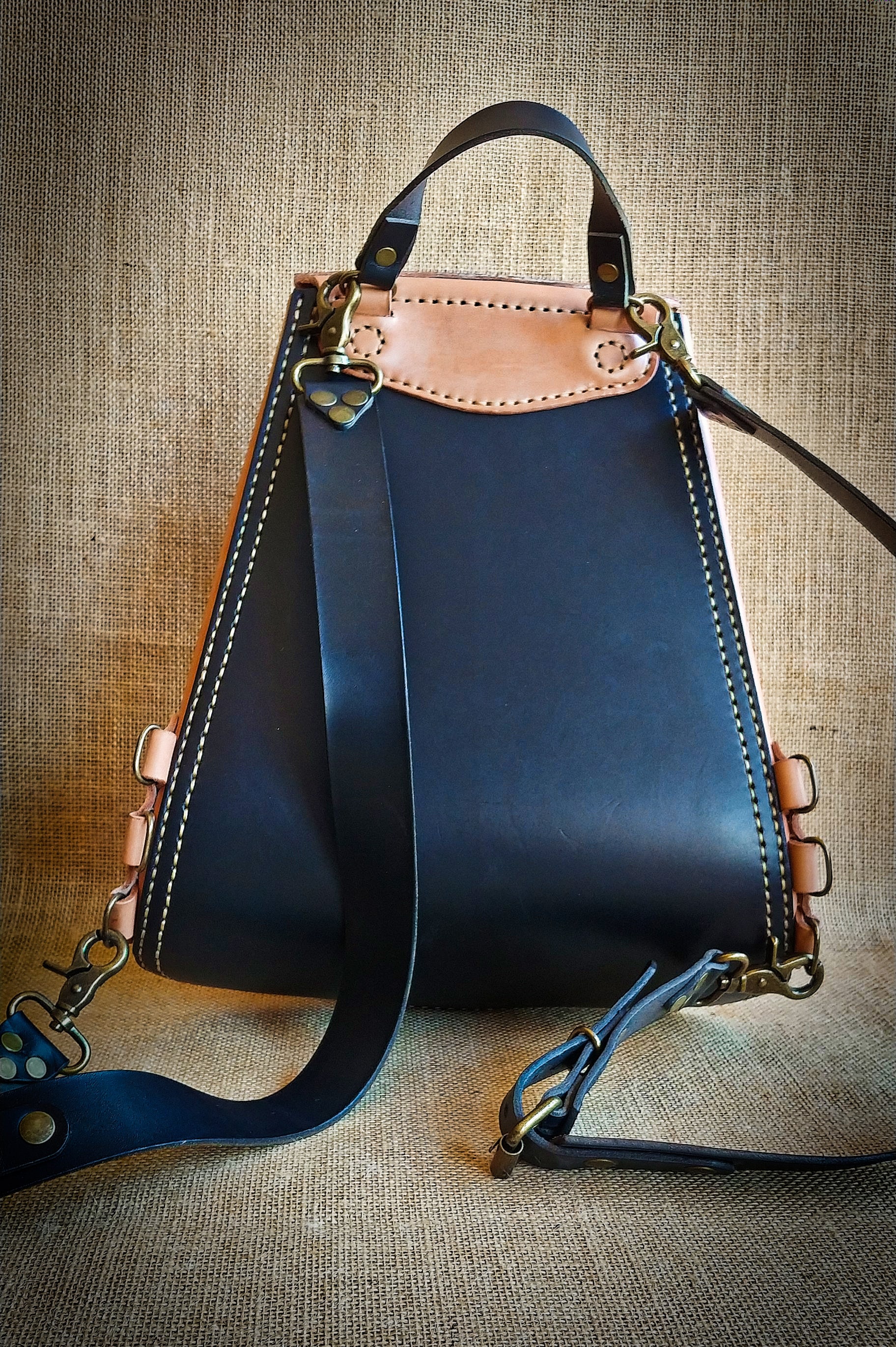 Handmade Leather Backpack - Etsy