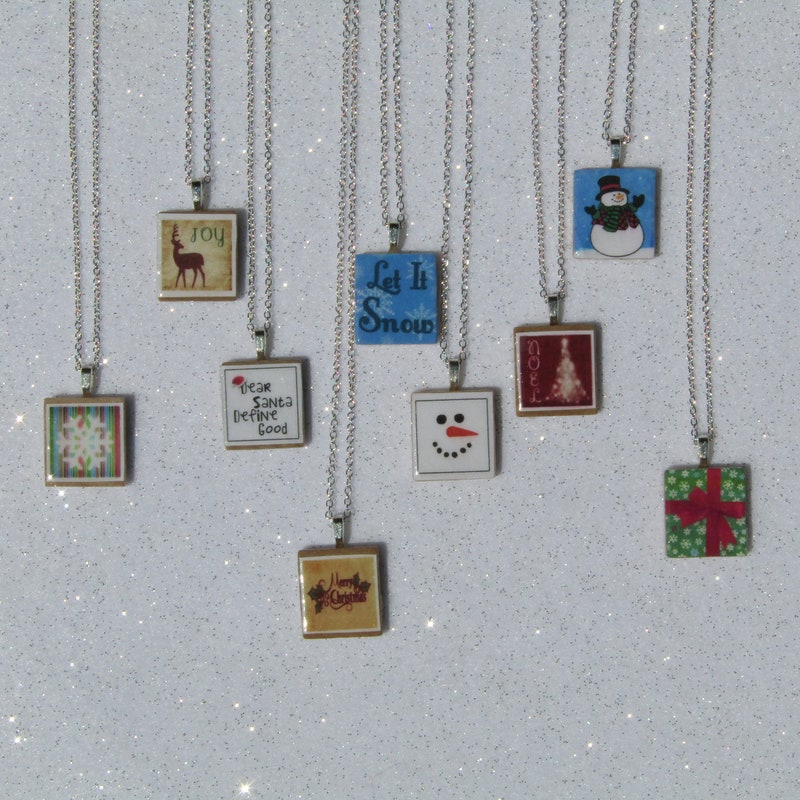 Scrabble Necklace - Etsy