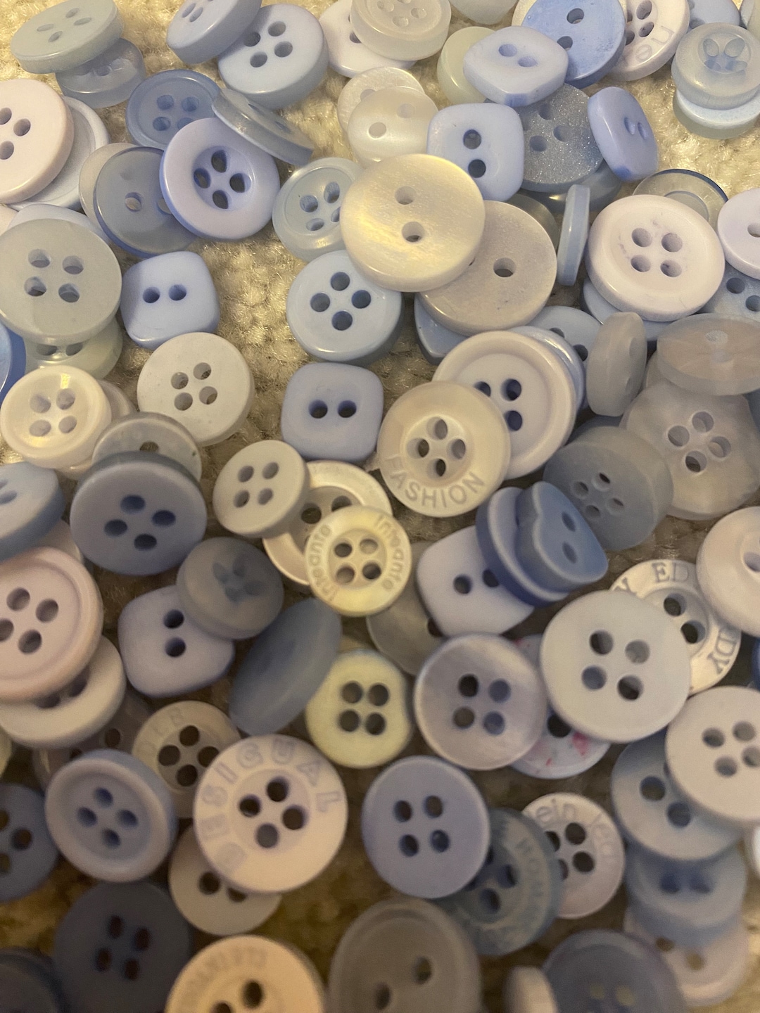 Variety of Blue Buttons Pack of 140 Crafting Buttons Craft Supplies - Etsy