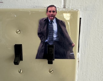 Black Cat Laying on Light Switch With Hanging Tail - Etsy