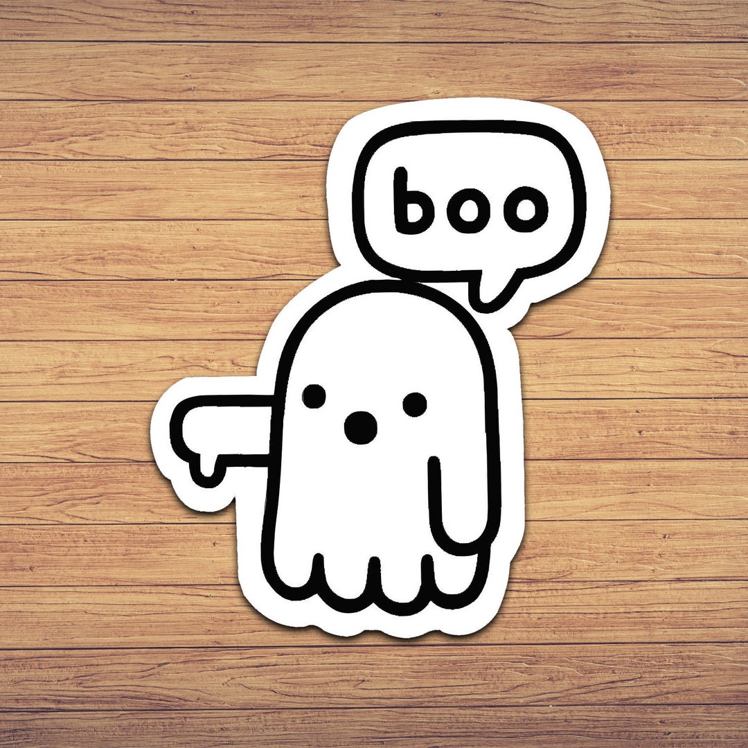 Ghost of Disapproval Funny Sticker Decal - Etsy