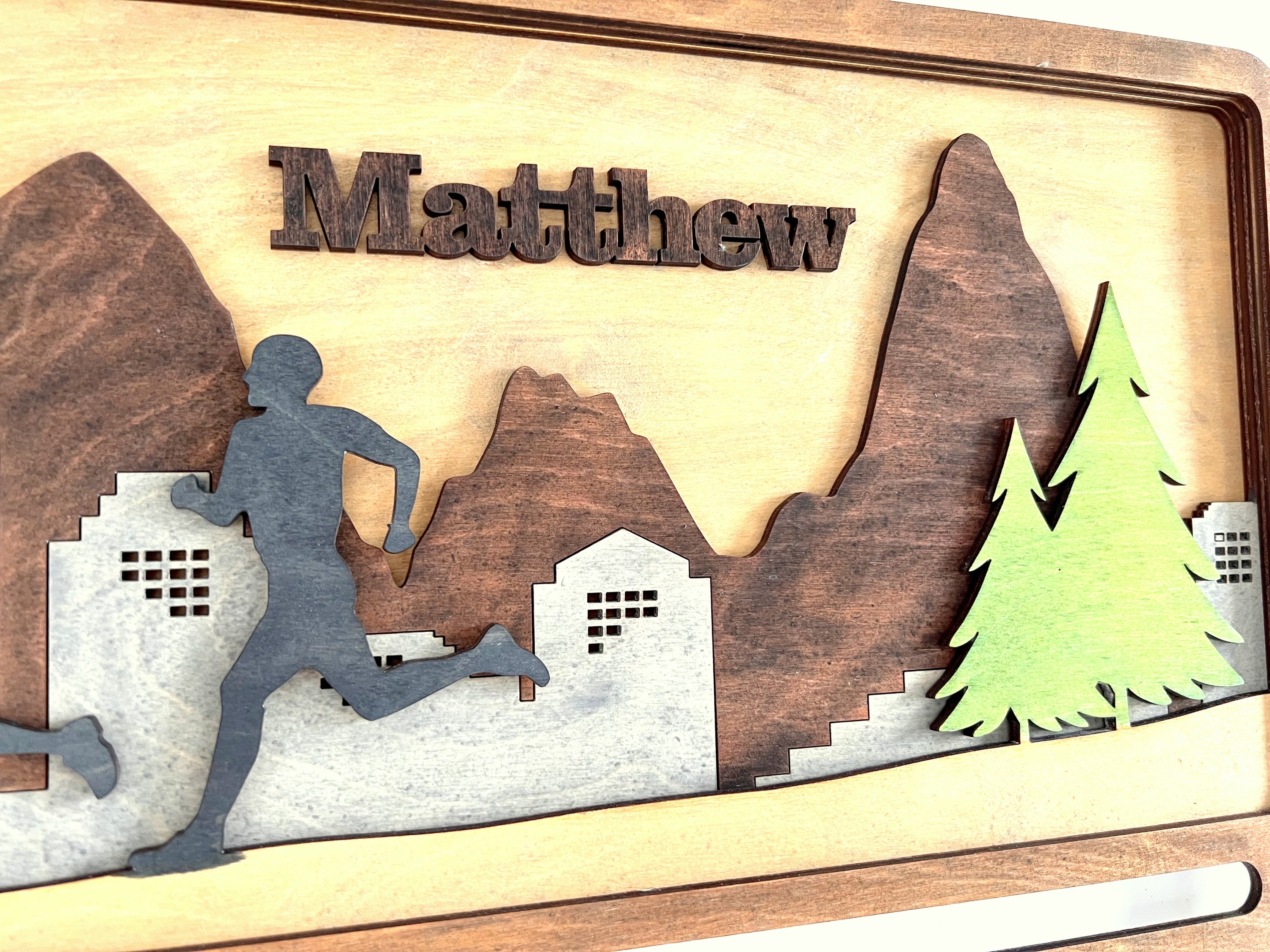 Marathon Medal Hanger Laser Cut, Marathon Medal Display Svg ...