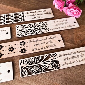 Mother's Day Bookmarks SVG Bundle SCORED File, Dxf, Pdf, Cdr, Ai, SVG ...
