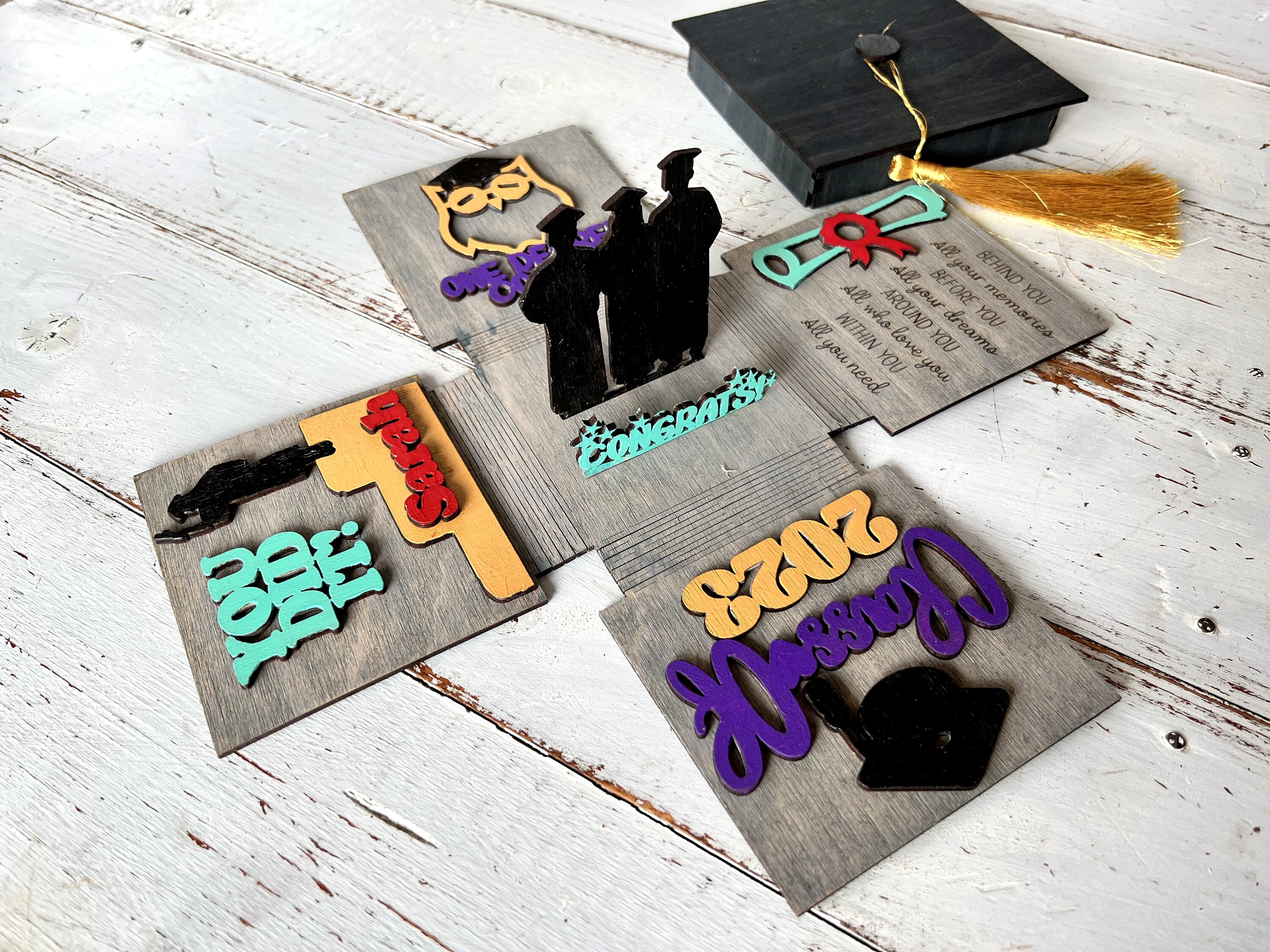 Graduation Explosion Box SVG Graduation Gift for Him Svg - Etsy Canada