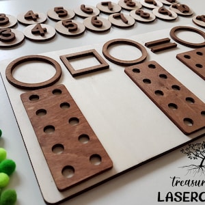 Math Game Lasercut Files Cdr Dxf Svg, Educational Game for Adding ...