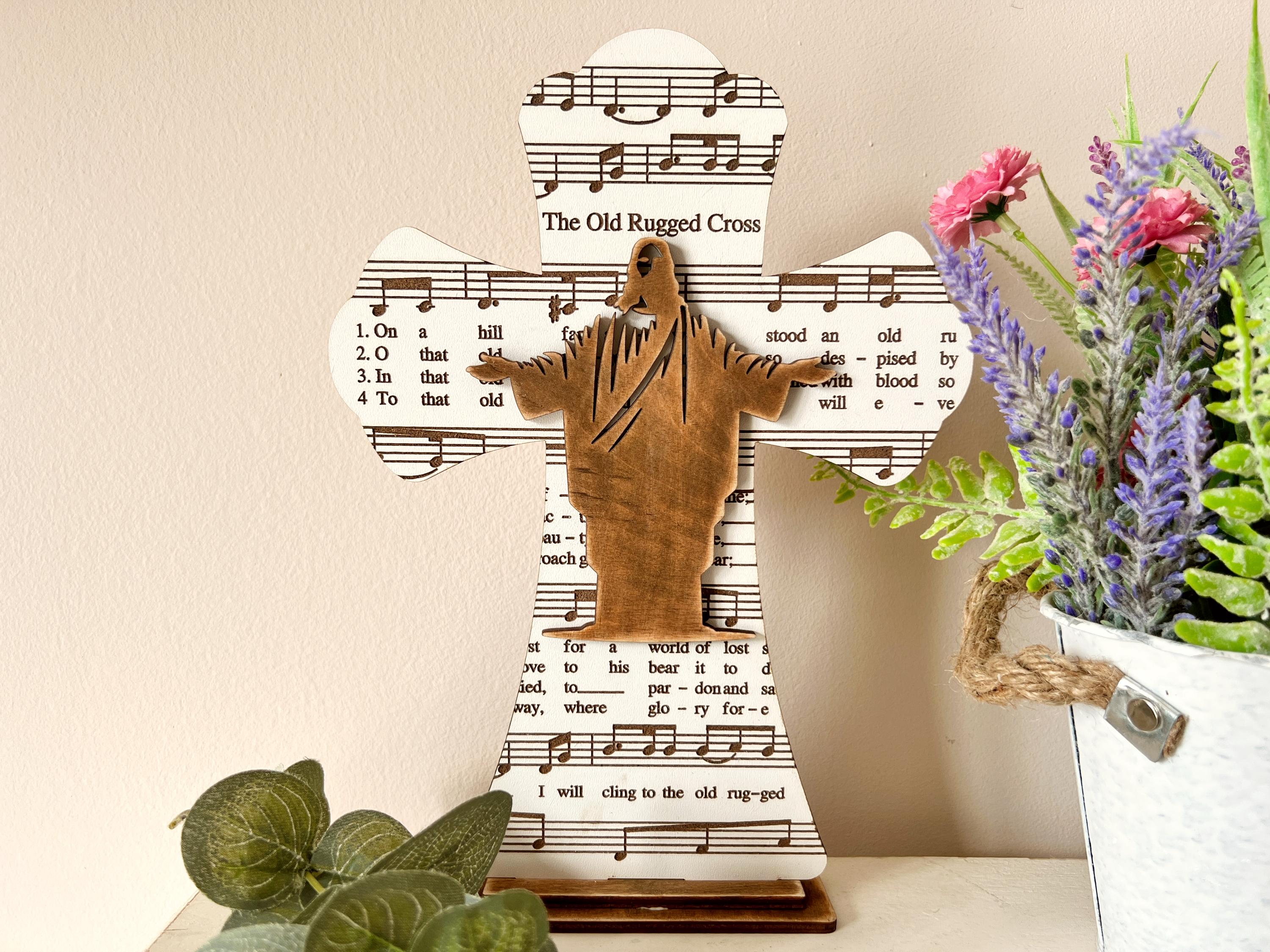 Easter Svg Files, Easter Music Sheet, Easter Laser Cut, Religious ...