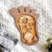 Footprint Birth Sign Svg Baby Announcement Stats Bundle - Etsy