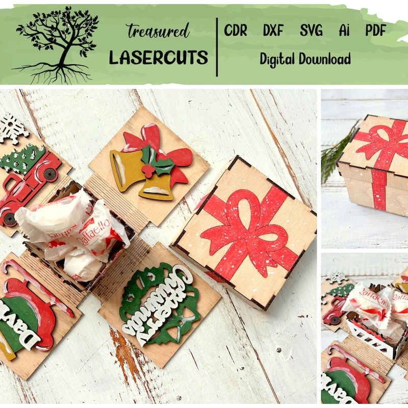 Exploding Box Template - Etsy