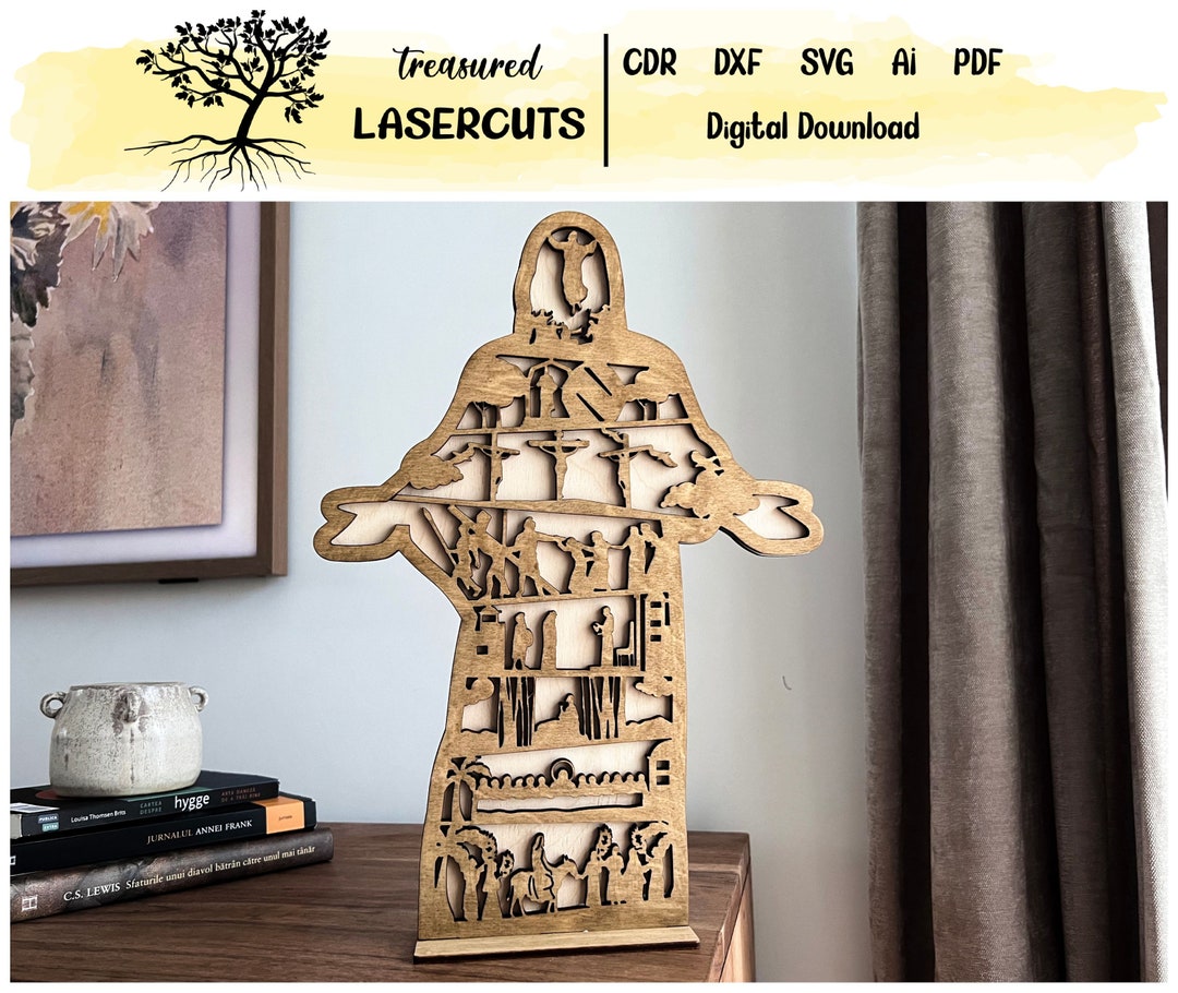 Easter Story SVG, Jesus With Stand Resurrection, Jesus Easter Story ...