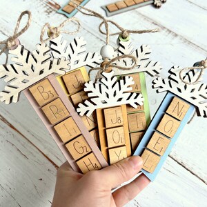 Name Ornament SVG, Word Ornaments SVG, Personalized Christmas Ornaments ...