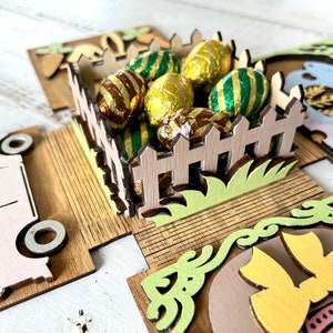 Easter Explosion Box SVG, Easter Gift Box SVG, Easter Gift for Kids ...