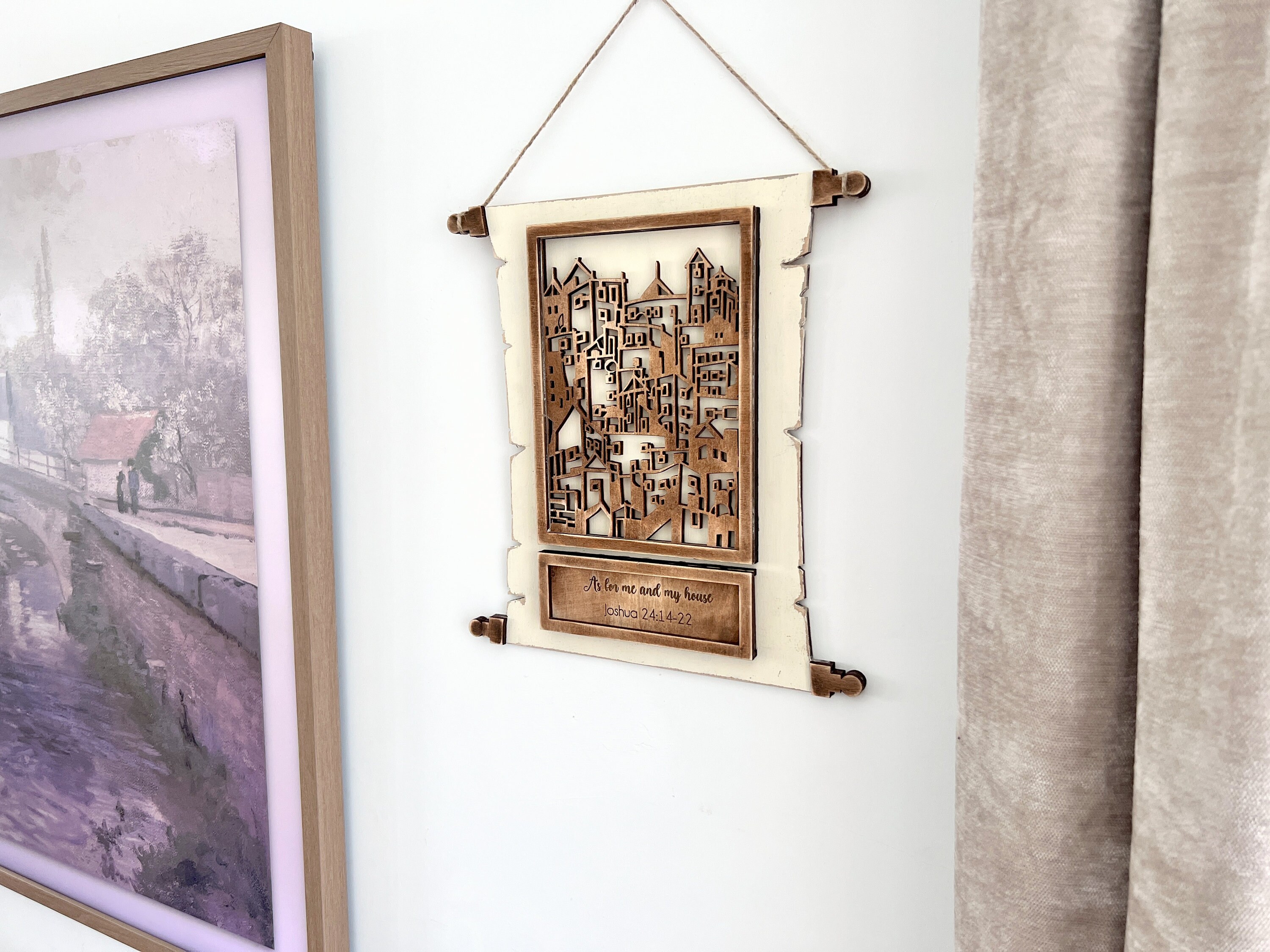 As for Me and My House Scroll Add On, Religious Display Svg, Scroll ...