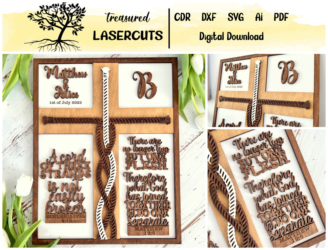 Wedding Sign Laser Cut, Wedding Sign Svg, Wedding Gift Svg, Religious ...