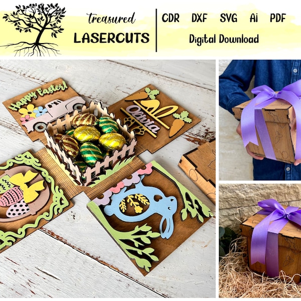 Exploding Box Svg - Etsy