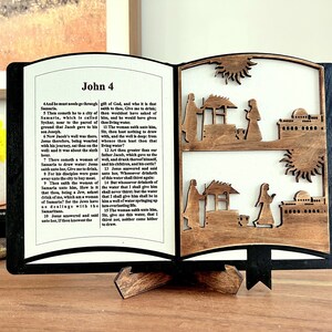 Woman at the Well Bible Add On, Bible Display Svg, Bible Decoration ...
