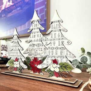 Christmas Tree Decoration SVG, Christmas Shelf Sitter Laser File ...