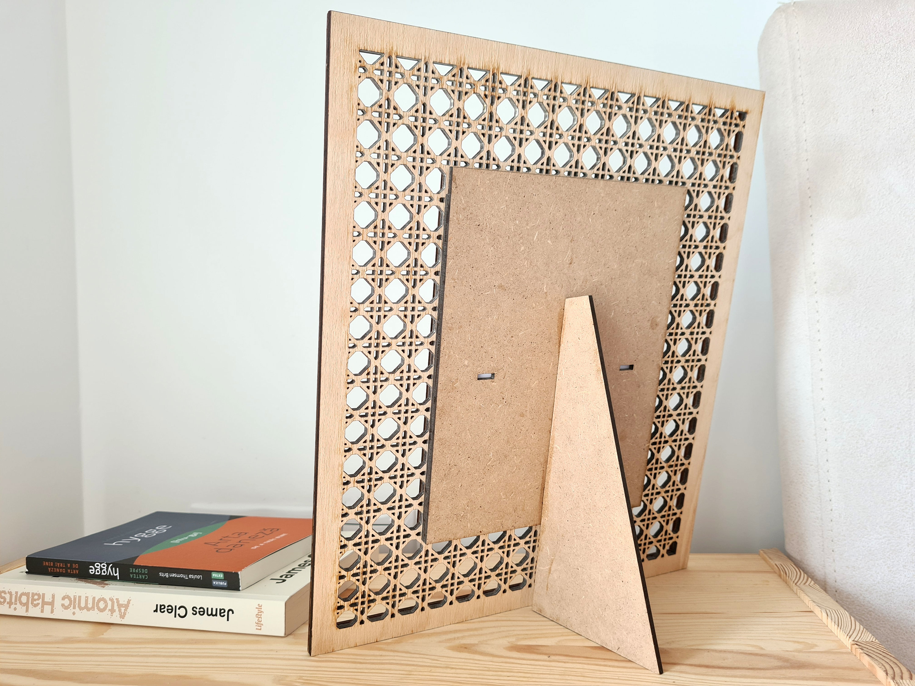 Rattan Photo Frame Bundle 3 Sizes Cane Pattern Frame - Etsy