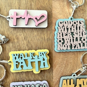 Religious Keychain Svg, Religious Gift Svg, Religious Keychain Laser ...