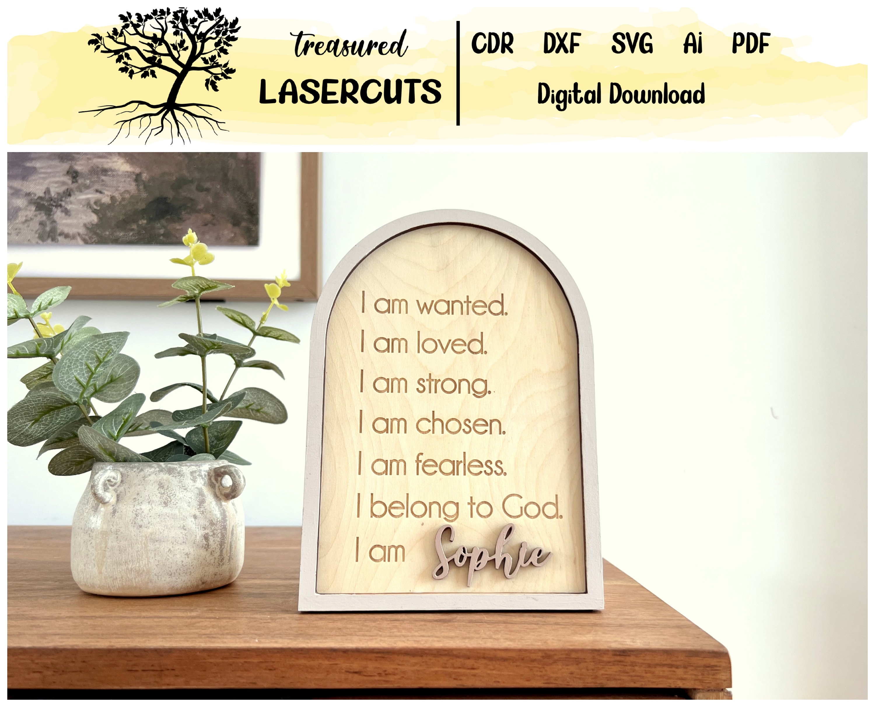 Affirmation Sign Svg, I Am Sign Svg, Gift for Boy Svg, Gift for Girl ...