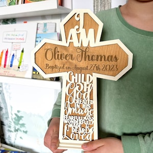 Baptism Cross Svg, Baptism Gift Svg, Baptism Gift Laser Cut, Baptism ...