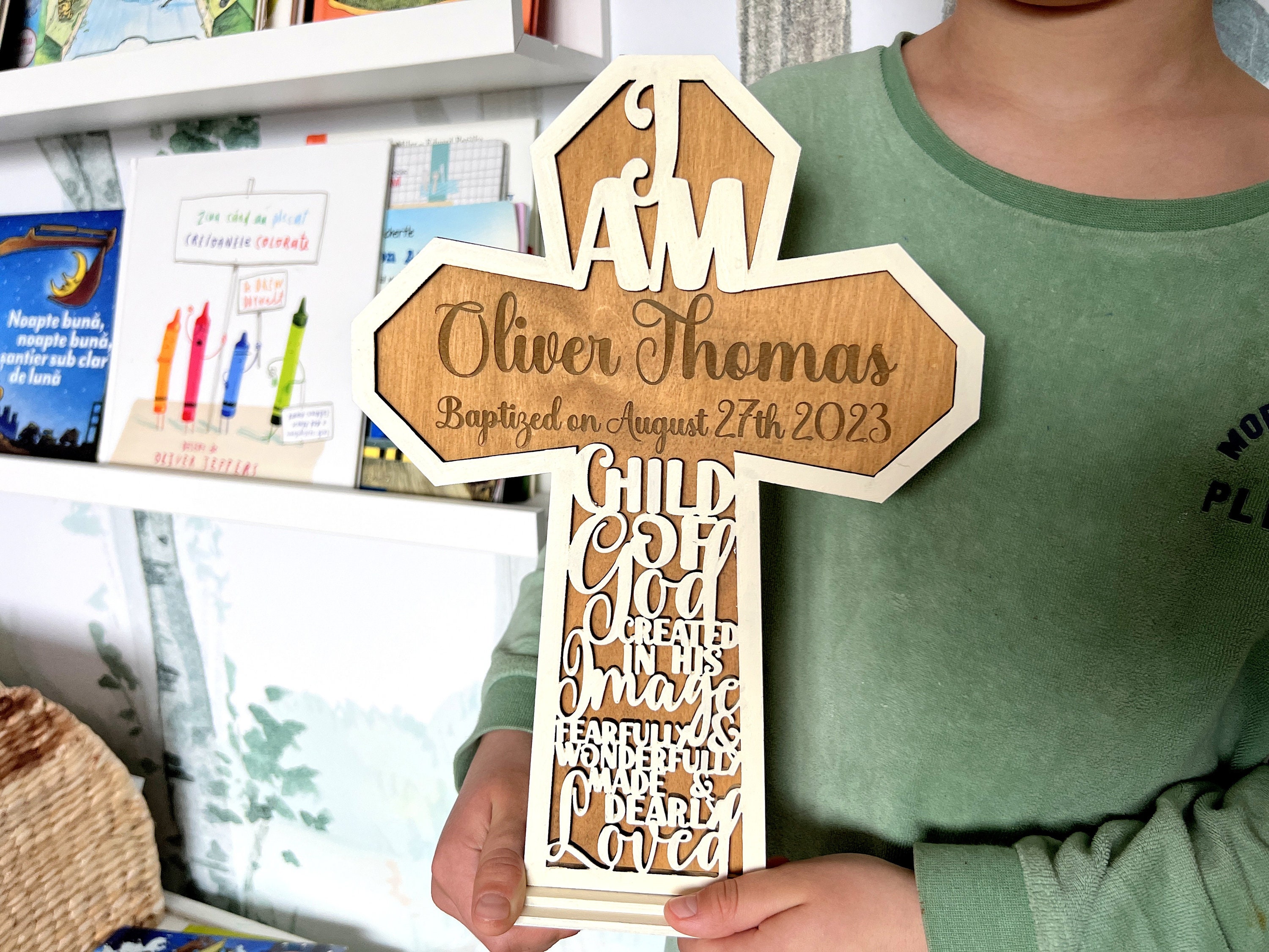 Baptism Cross Svg, Baptism Gift Svg, Baptism Gift Laser Cut, Baptism ...