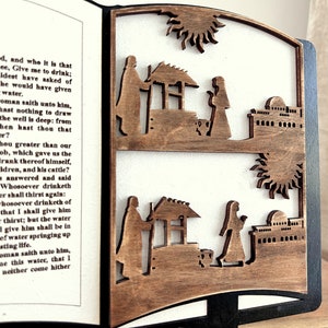 Woman at the Well Bible Add On, Bible Display Svg, Bible Decoration ...