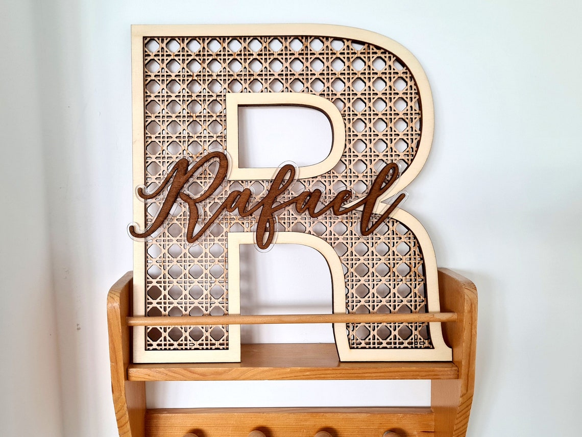 Rattan Alphabet and Numbers Cane (digital Files) - ALPHABET - 26 ...